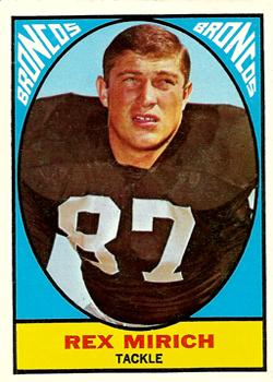 Rex Mirich Football Price Guide | Rex Mirich Trading Card Value – Beckett