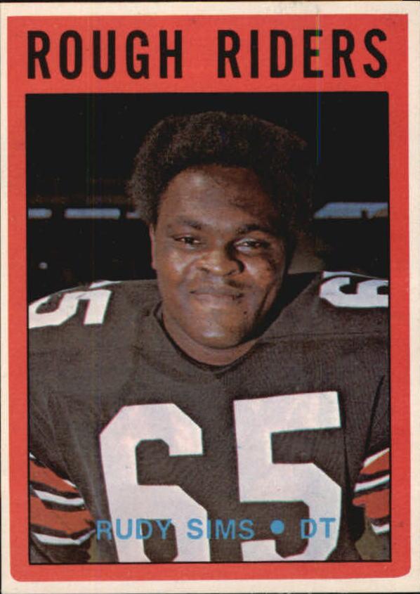 Rudy Sims Football Price Guide | Rudy Sims Trading Card Value – Beckett