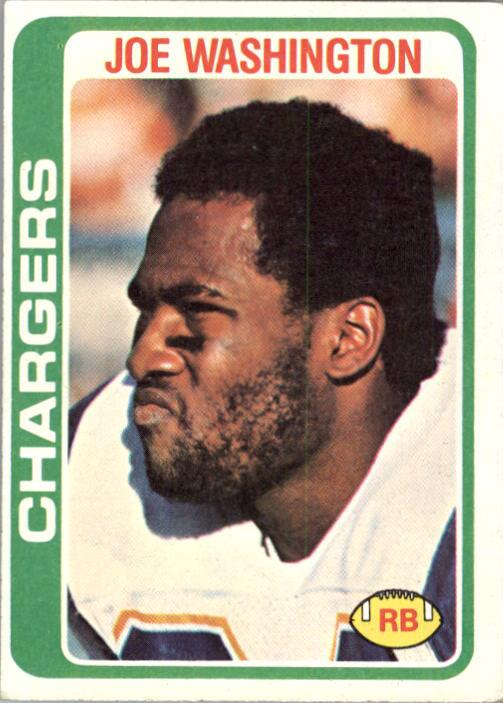 Joe RB Washington Football Price Guide | Joe RB Washington Trading Card ...