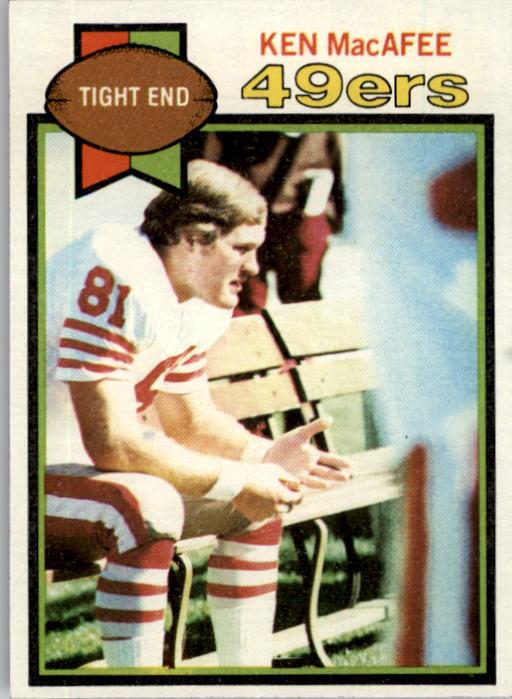 Ken TE MacAfee Football Price Guide | Ken TE MacAfee Trading Card Value ...