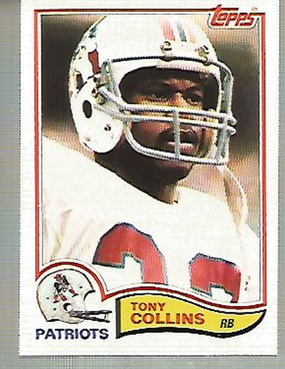 Tony Collins Football Price Guide | Tony Collins Trading Card Value ...