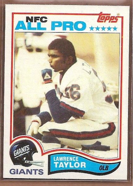 Lawrence Taylor Football Price Guide | Lawrence Taylor Trading Card ...