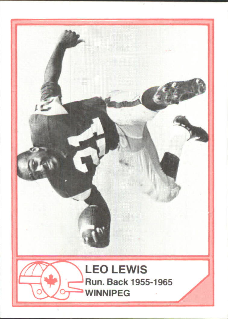 Buy Leo CFL Lewis Cards Online | Leo CFL Lewis Football Price Guide ...