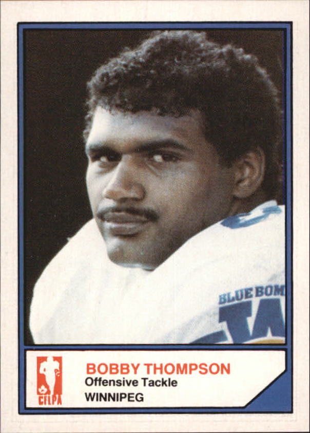Bobby CFL/T Thompson Football Price Guide | Bobby CFL/T Thompson ...