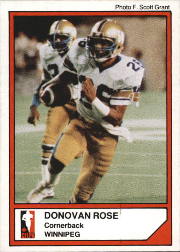 Donovan Rose Football Price Guide | Donovan Rose Trading Card Value ...