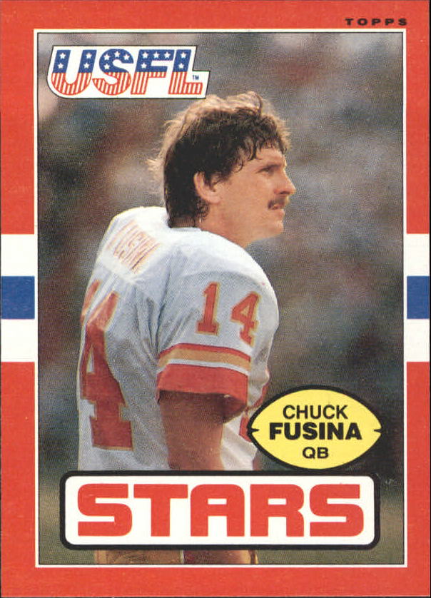 Chuck Fusina Football Price Guide | Chuck Fusina Trading Card Value ...