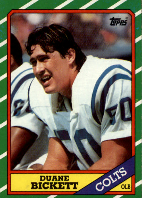 Duane Bickett Football Price Guide | Duane Bickett Trading Card Value ...
