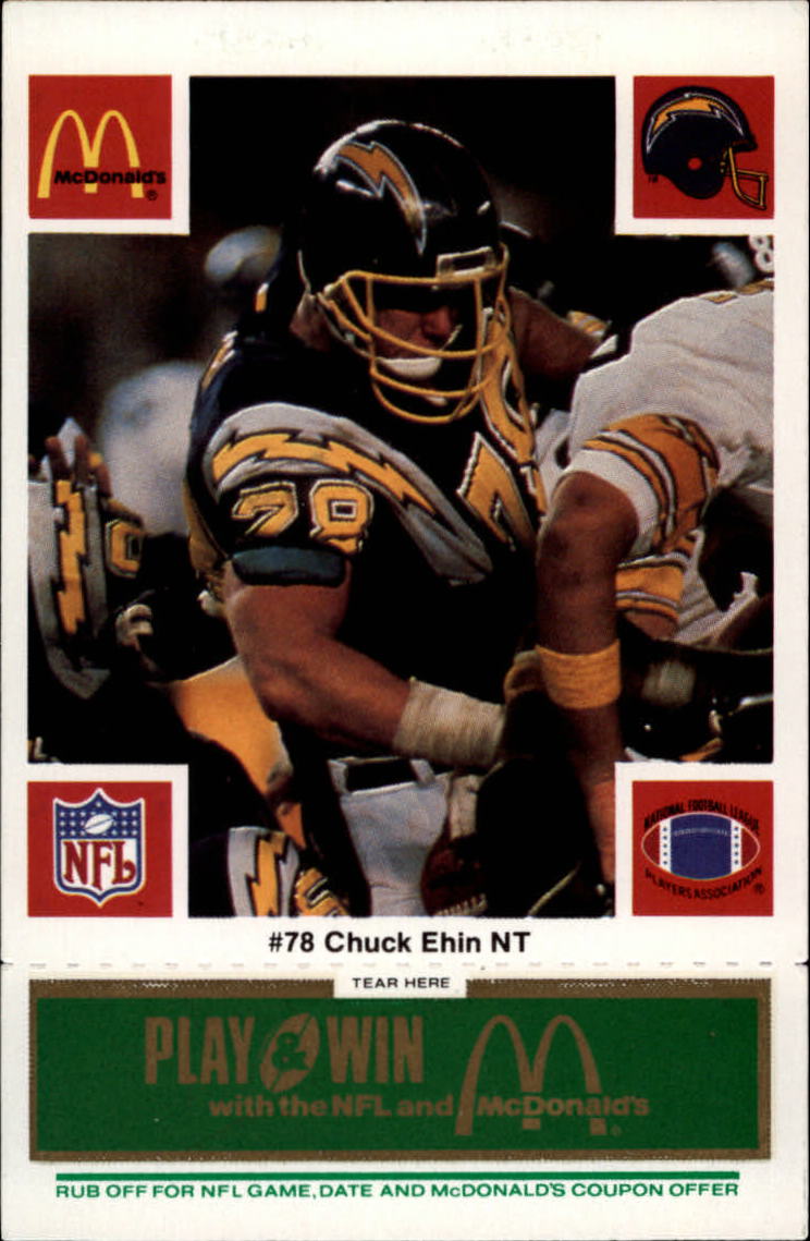 Chuck Ehin Football Price Guide | Chuck Ehin Trading Card Value – Beckett