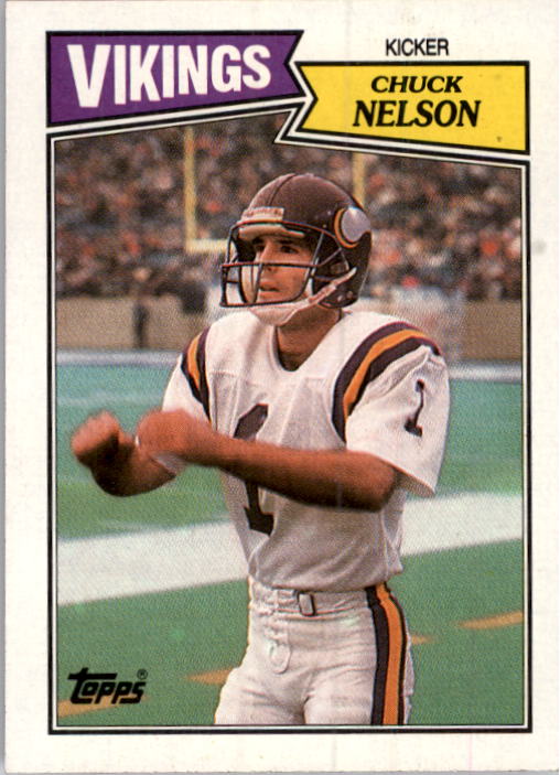 Chuck Nelson Football Price Guide | Chuck Nelson Trading Card Value ...