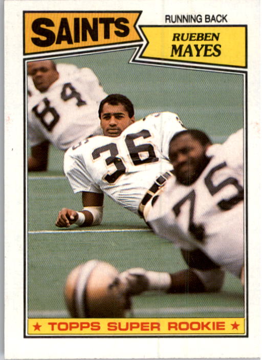 Rueben Mayes Football Price Guide | Rueben Mayes Trading Card Value ...