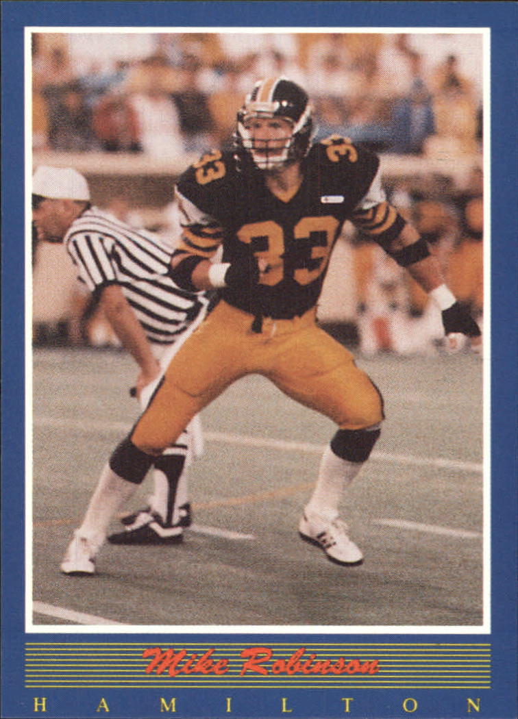 Mike LB/CFL Robinson Football Price Guide | Mike LB/CFL Robinson ...