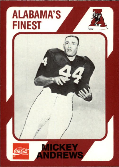 Mickey Andrews Football Price Guide | Mickey Andrews Trading Card Value ...