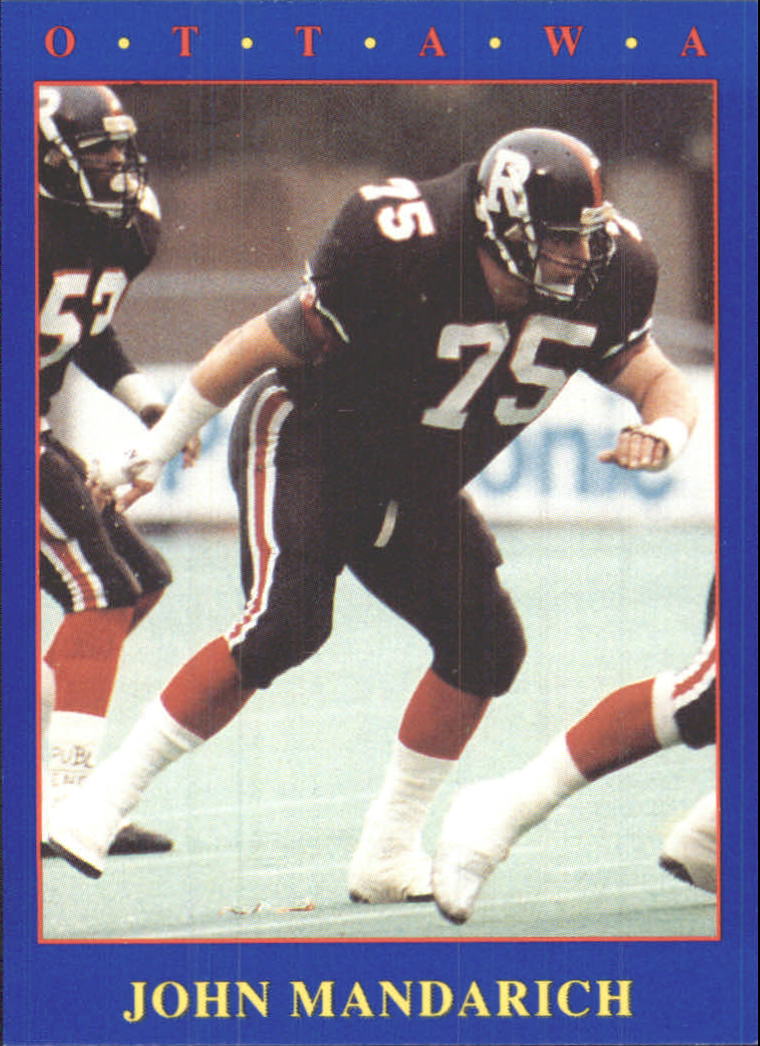 John Mandarich Football Price Guide | John Mandarich Trading Card Value ...