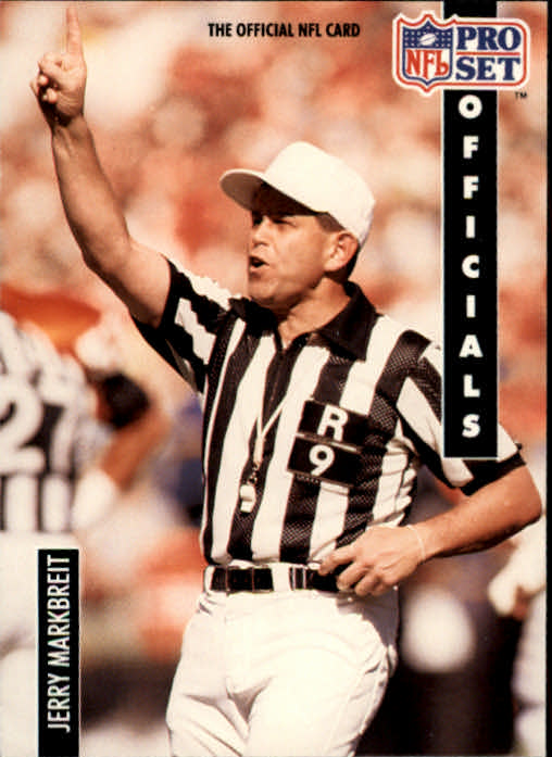 Jerry Markbreit Football Price Guide | Jerry Markbreit Trading Card ...