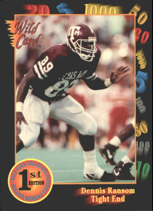 Dennis Ransom Football Price Guide | Dennis Ransom Trading Card Value ...