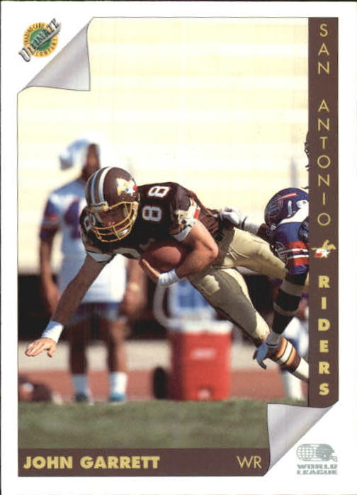 John WR Garrett Football Price Guide | John WR Garrett Trading Card ...