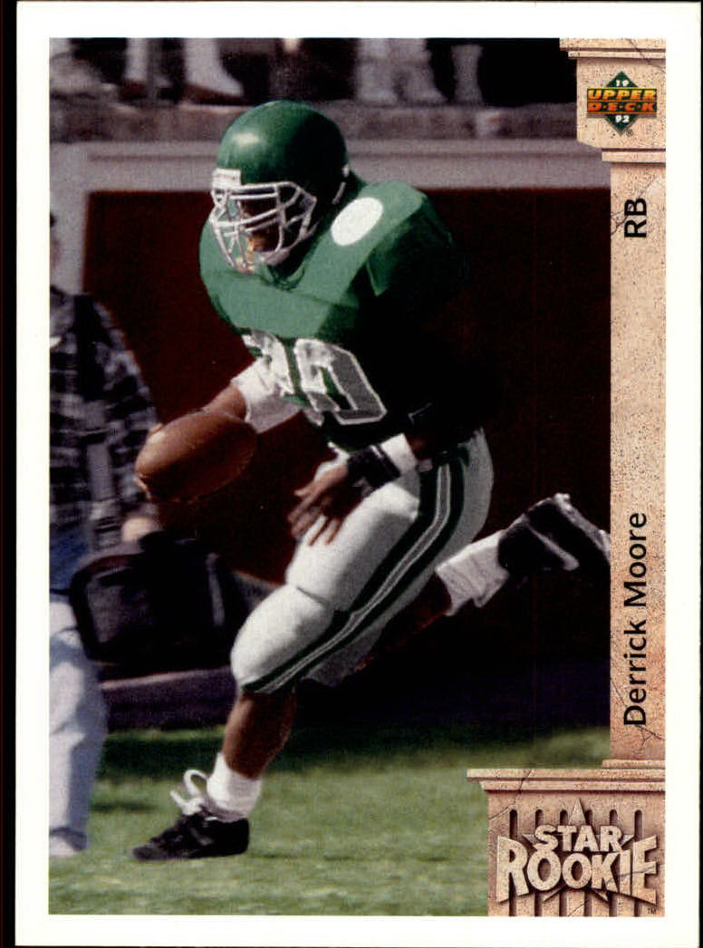 Derrick Moore Football Price Guide | Derrick Moore Trading Card Value ...