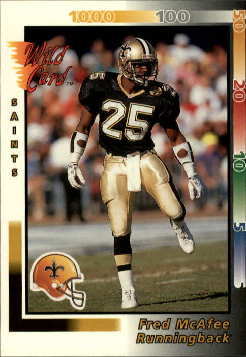 Fred McAfee Football Price Guide | Fred McAfee Trading Card Value – Beckett