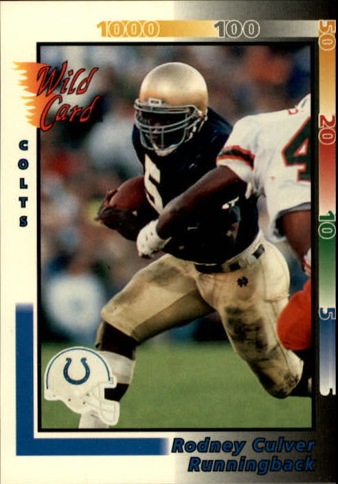 Buy Rodney Culver Cards Online | Rodney Culver Football Price Guide ...