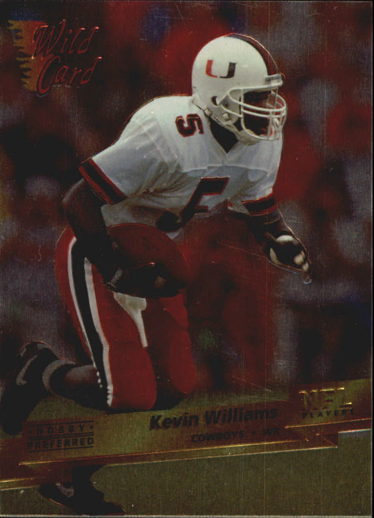 Kevin WR Williams Football Price Guide | Kevin WR Williams Trading Card ...