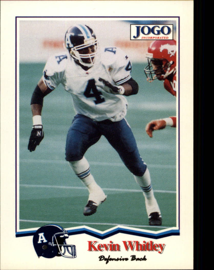 Kevin Whitley Football Price Guide | Kevin Whitley Trading Card Value ...