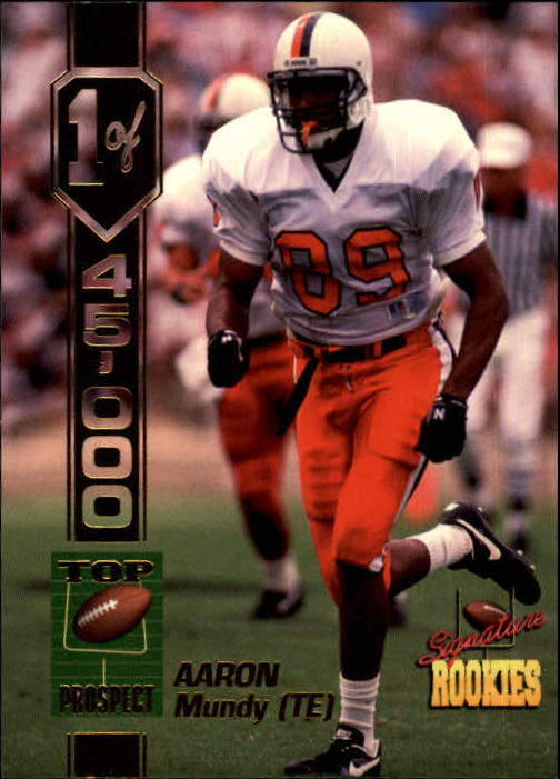 Aaron Mundy Football Price Guide | Aaron Mundy Trading Card Value – Beckett