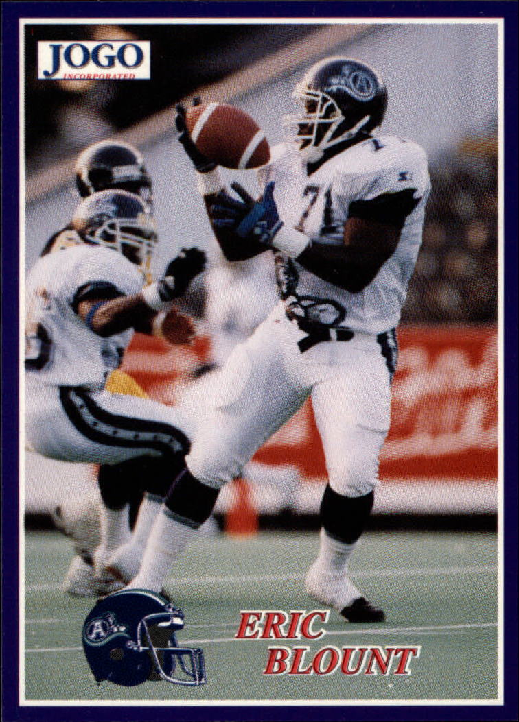 Eric LB/CFL Blount Football Price Guide | Eric LB/CFL Blount Trading ...