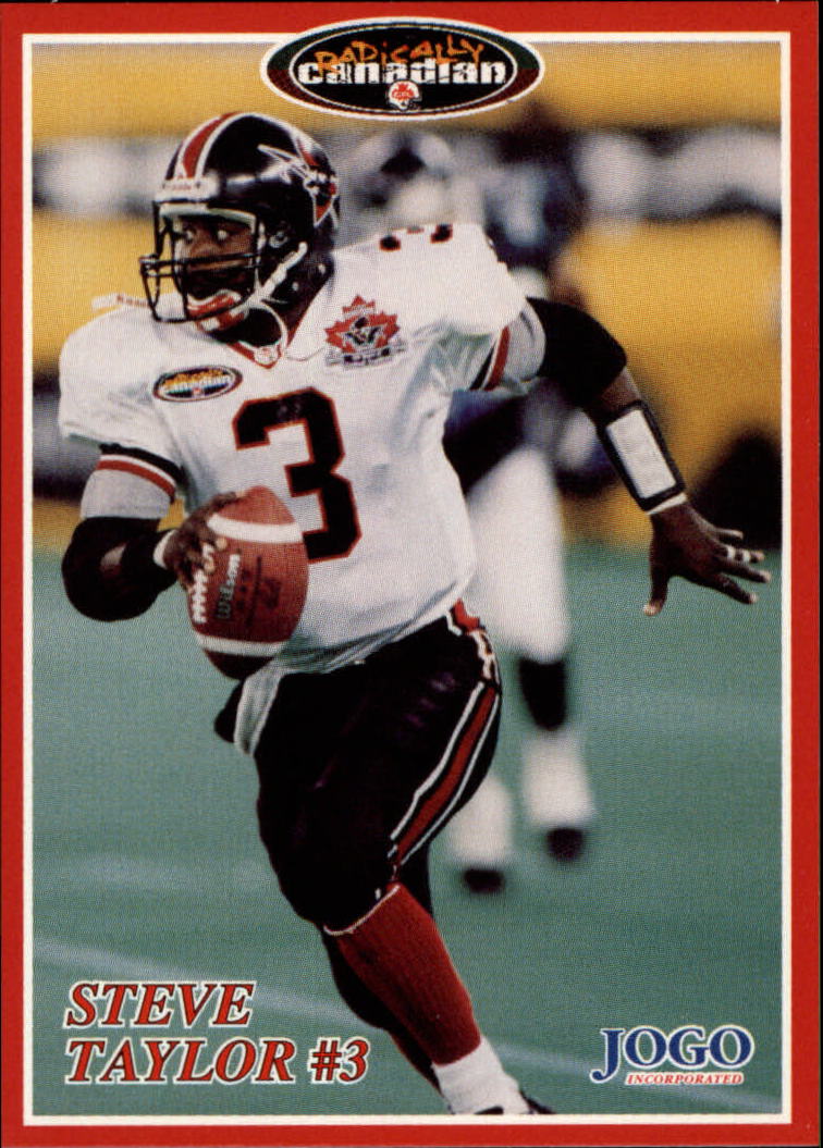 Steve QB/CFL Taylor Football Price Guide | Steve QB/CFL Taylor Trading ...