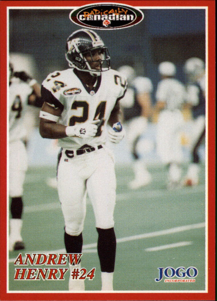 Andrew Henry Football Price Guide | Andrew Henry Trading Card Value ...