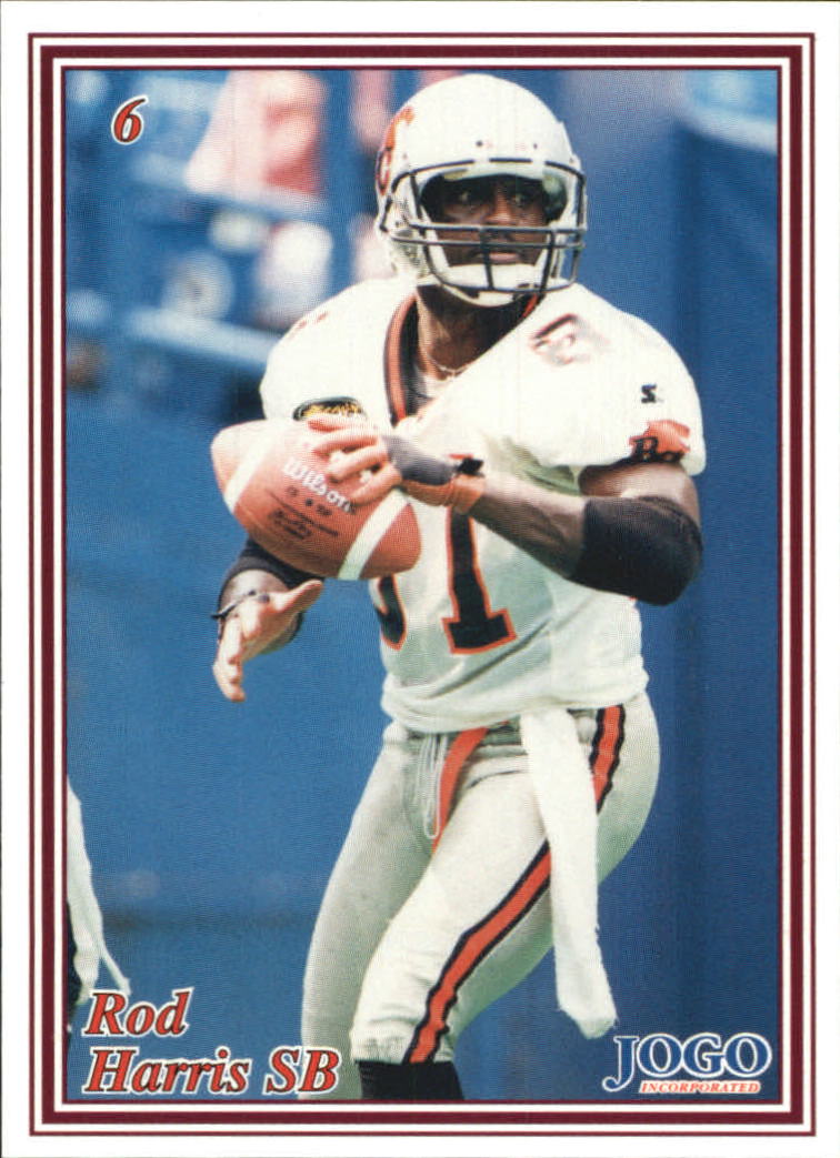 Rod WR/CFL Harris Football Price Guide | Rod WR/CFL Harris Trading Card ...