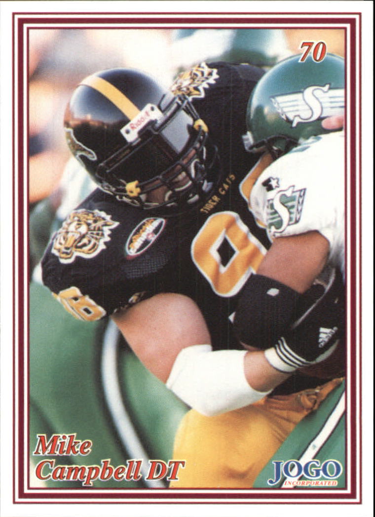 Mike Campbell Football Price Guide | Mike Campbell Trading Card Value ...