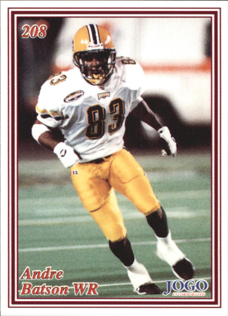 Andre Batson Football Price Guide | Andre Batson Trading Card Value ...