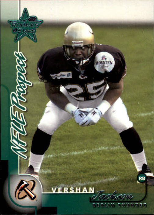Vershan Jackson Football Price Guide | Vershan Jackson Trading Card ...