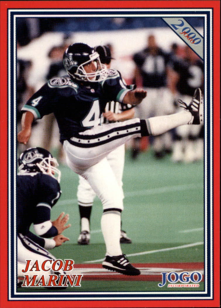 Jacob Marini Football Price Guide | Jacob Marini Trading Card Value ...