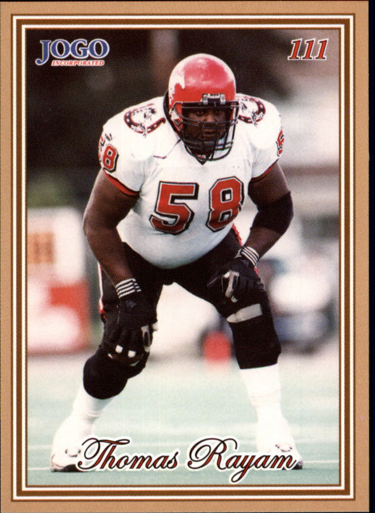 Thomas Rayam Football Price Guide | Thomas Rayam Trading Card Value ...