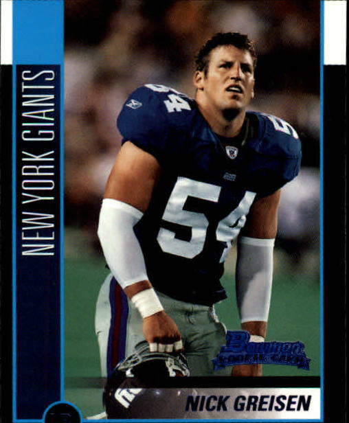 Nick Greisen Football Price Guide | Nick Greisen Trading Card Value ...