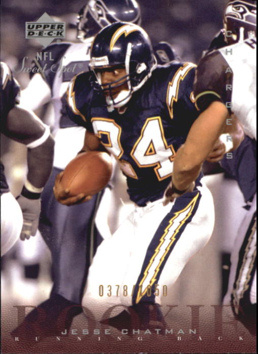 Jesse Chatman Football Price Guide | Jesse Chatman Trading Card Value ...