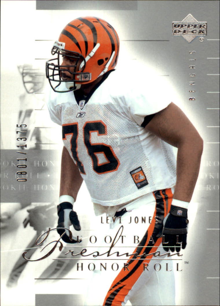 Levi Jones Football Price Guide | Levi Jones Trading Card Value – Beckett