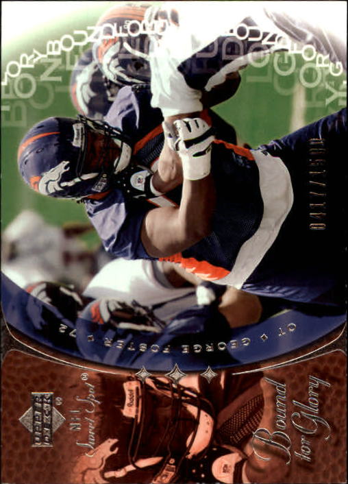 George Foster Football Price Guide | George Foster Trading Card Value ...