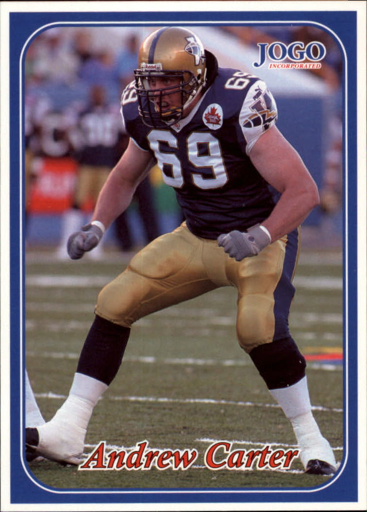 Andrew Carter Football Price Guide | Andrew Carter Trading Card Value ...