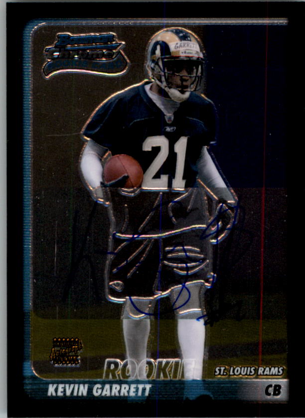 Kevin Garrett Football Price Guide | Kevin Garrett Trading Card Value ...