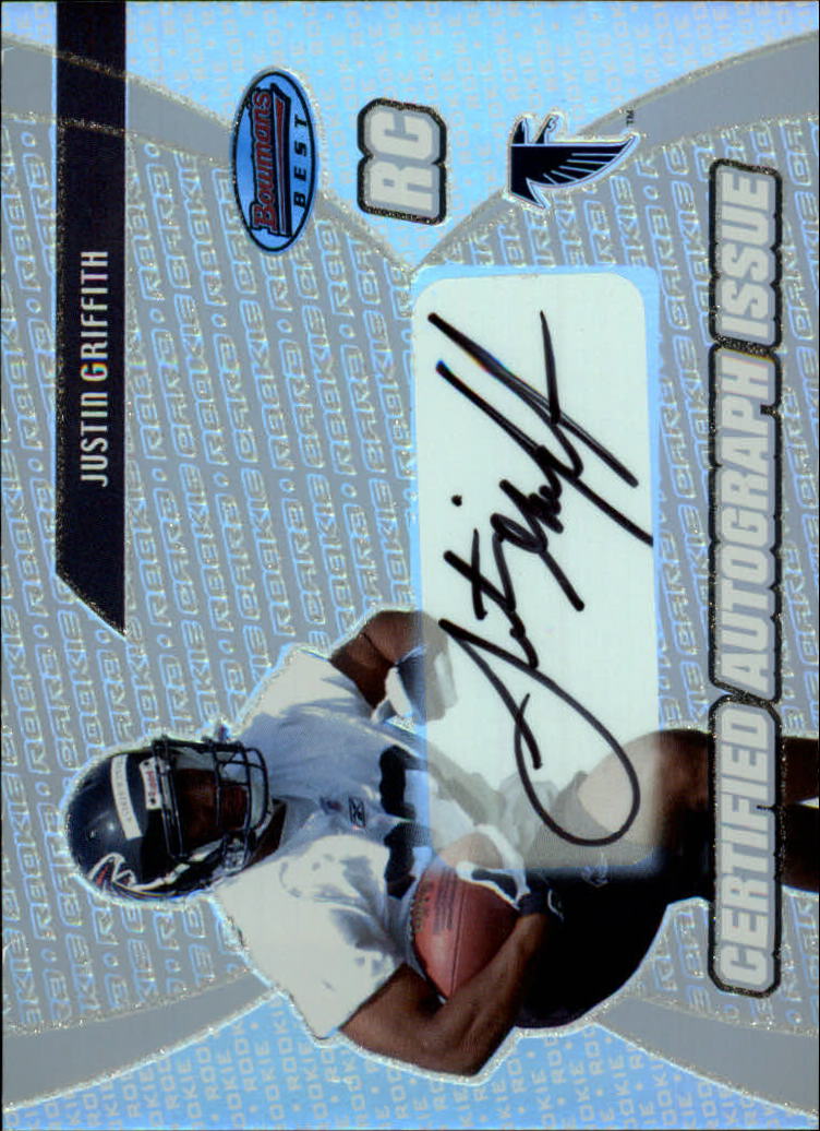 Justin Griffith Football Price Guide | Justin Griffith Trading Card ...