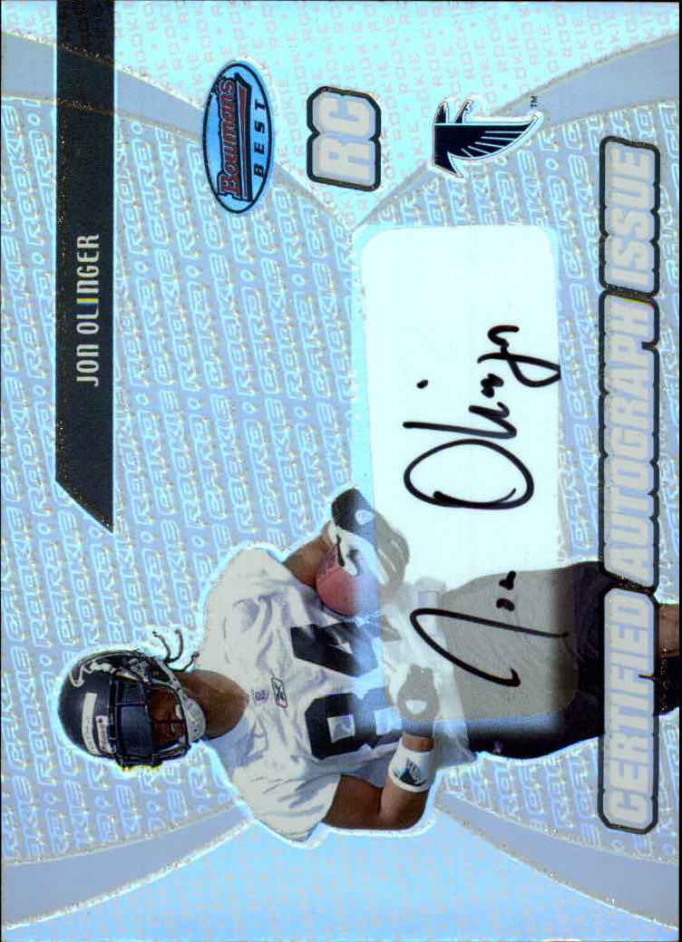 Buy Jon Olinger Cards Online | Jon Olinger Football Price Guide - Beckett