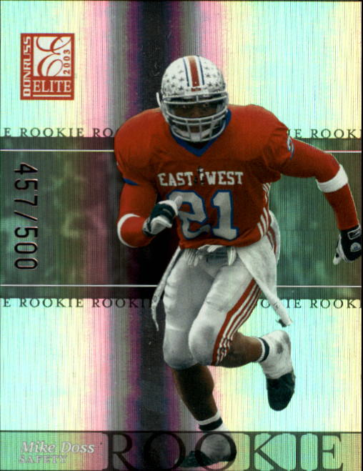 Mike Doss Football Price Guide | Mike Doss Trading Card Value – Beckett