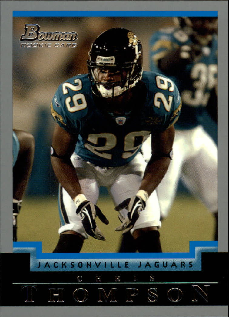 Chris Thompson Football Price Guide | Chris Thompson Trading Card Value ...