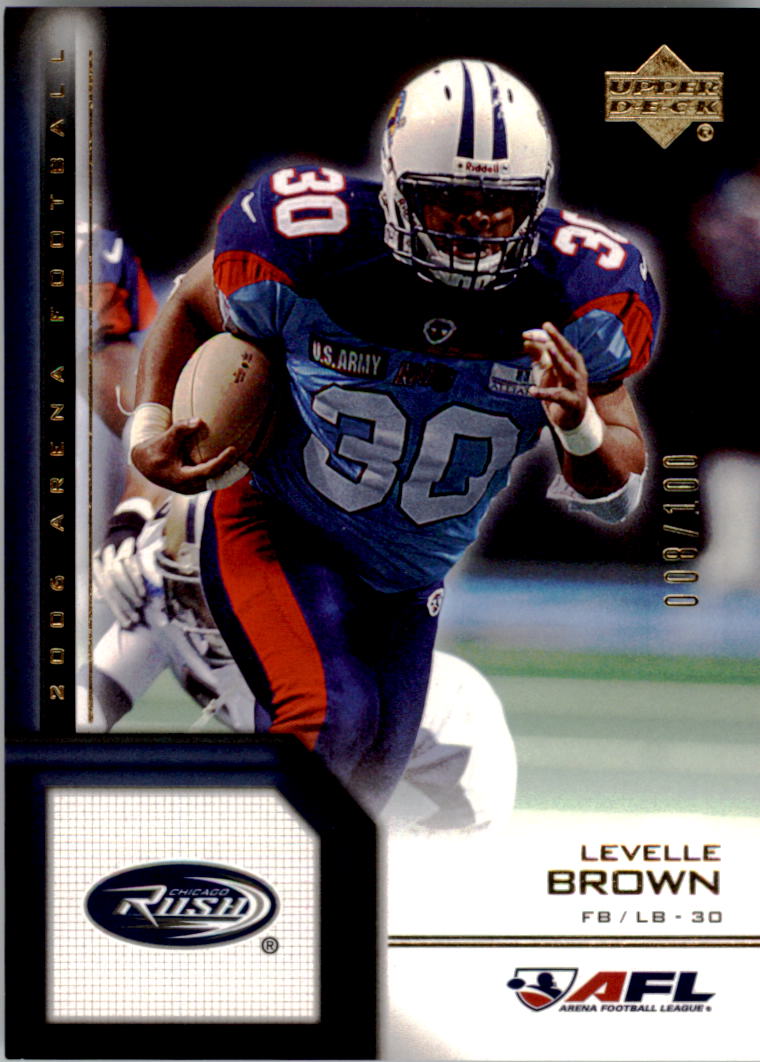Levelle Brown Football Price Guide | Levelle Brown Trading Card Value ...