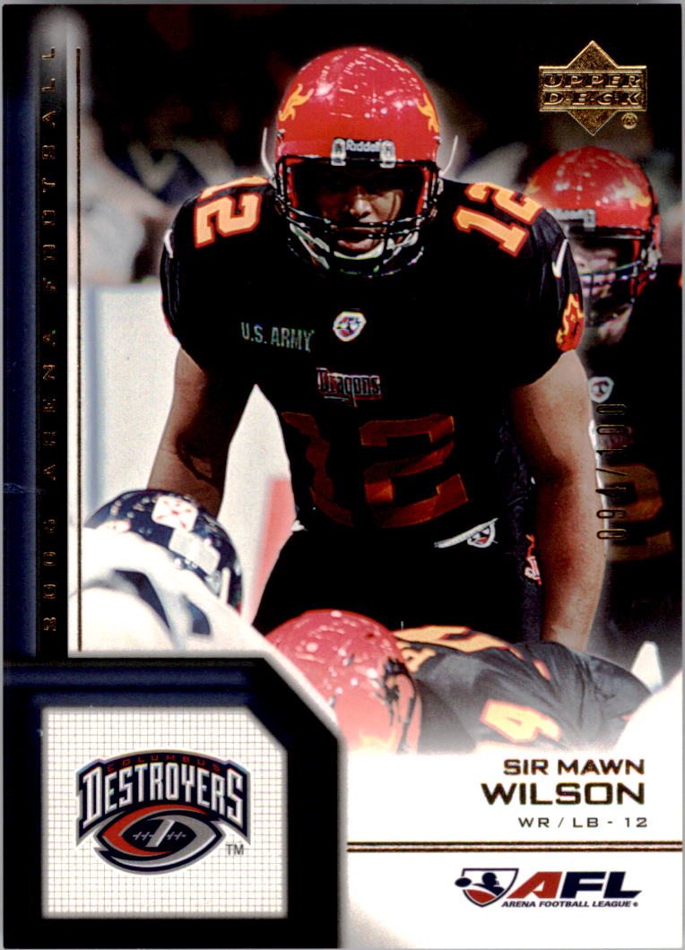 Sir Mawn Wilson Football Price Guide | Sir Mawn Wilson Trading Card ...