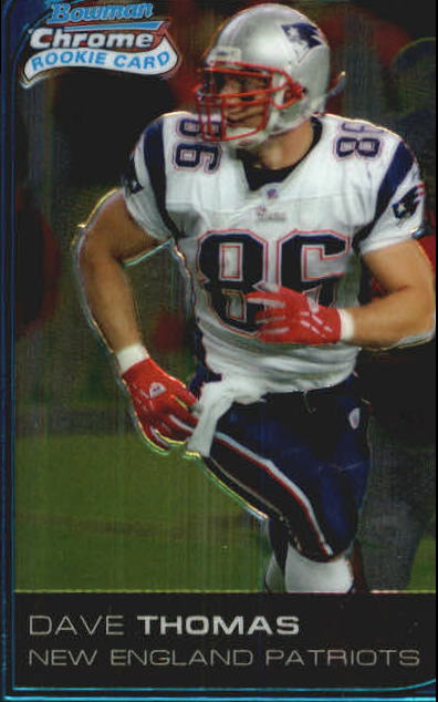 David TE Thomas Football Price Guide | David TE Thomas Trading Card ...