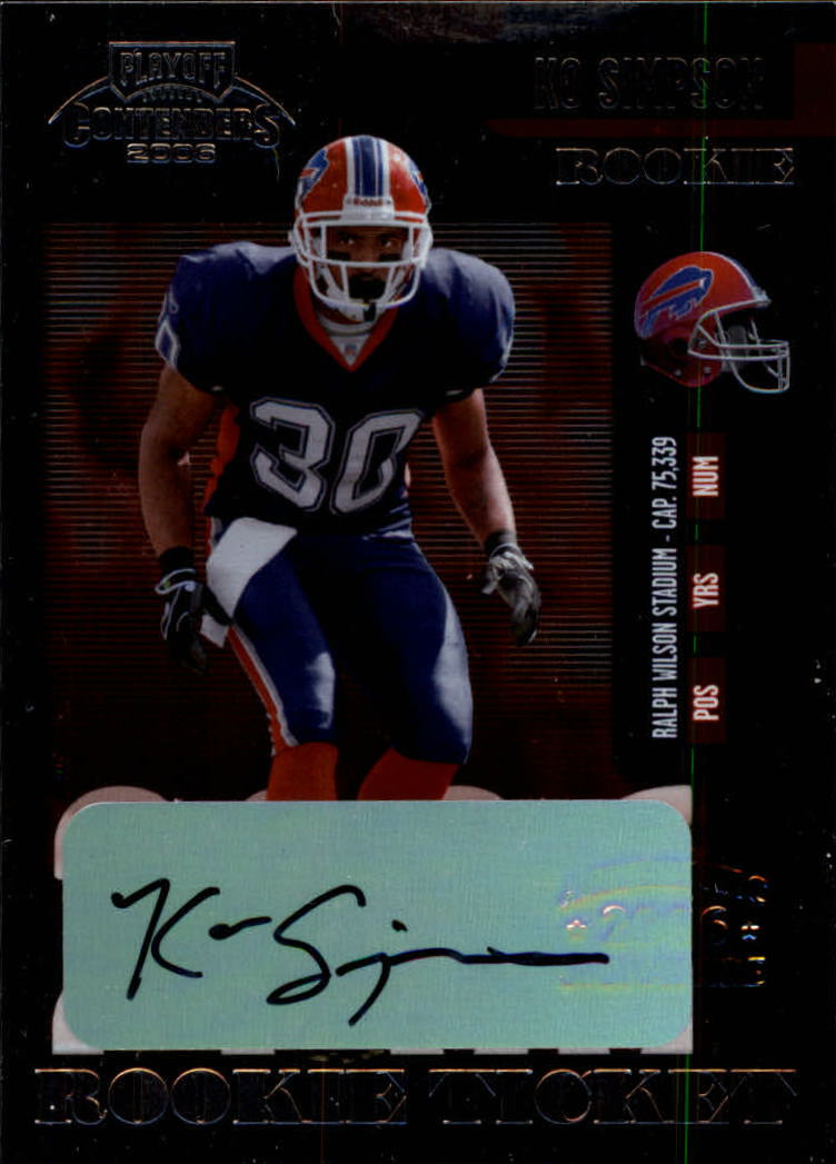 Ko Simpson Football Price Guide | Ko Simpson Trading Card Value – Beckett
