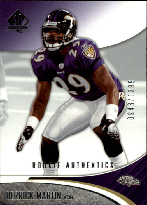 Buy Derrick Martin Cards Online | Derrick Martin Football Price Guide ...